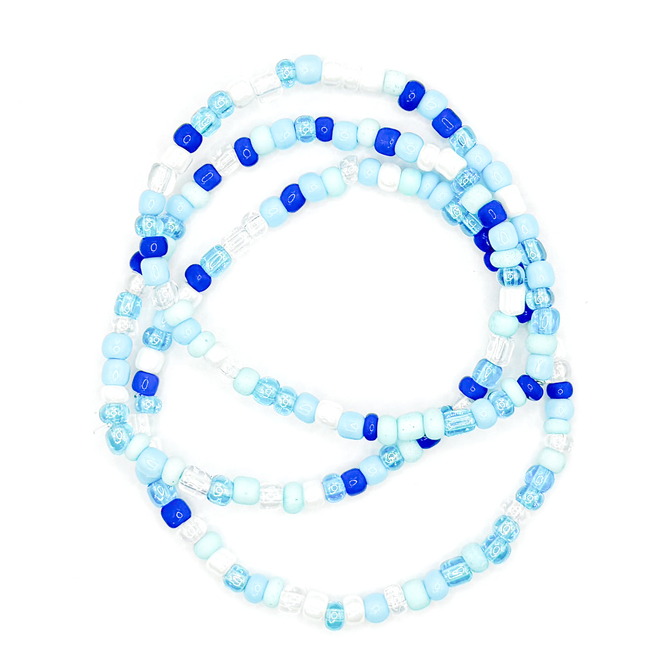 Dark Blue Seed Bead Stackers (Set of 3) – KellyPrepsterStudio